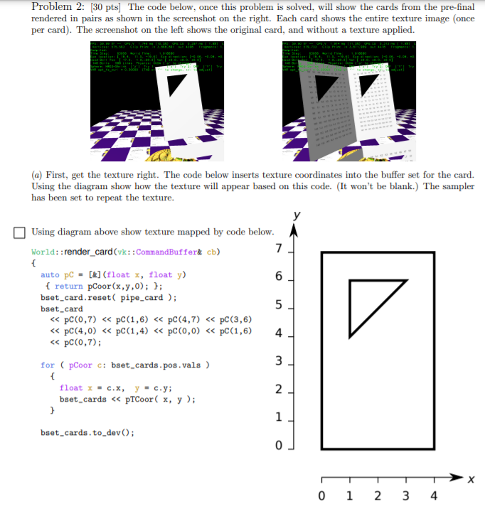 Problem 2: (30 pts) The code below, once this problem | Chegg.com