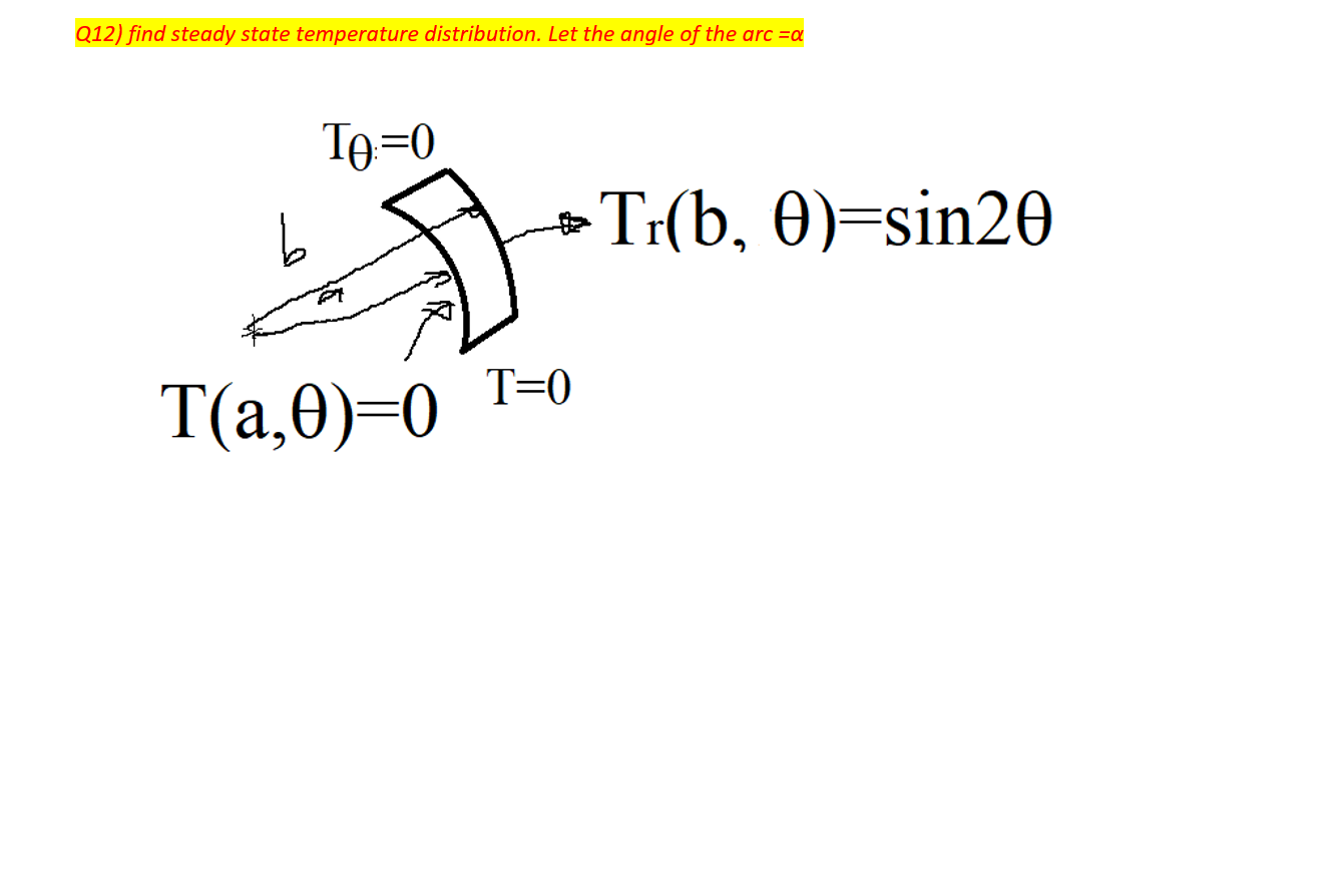 Solved Q12 Find Steady State Temperature Distribution Let