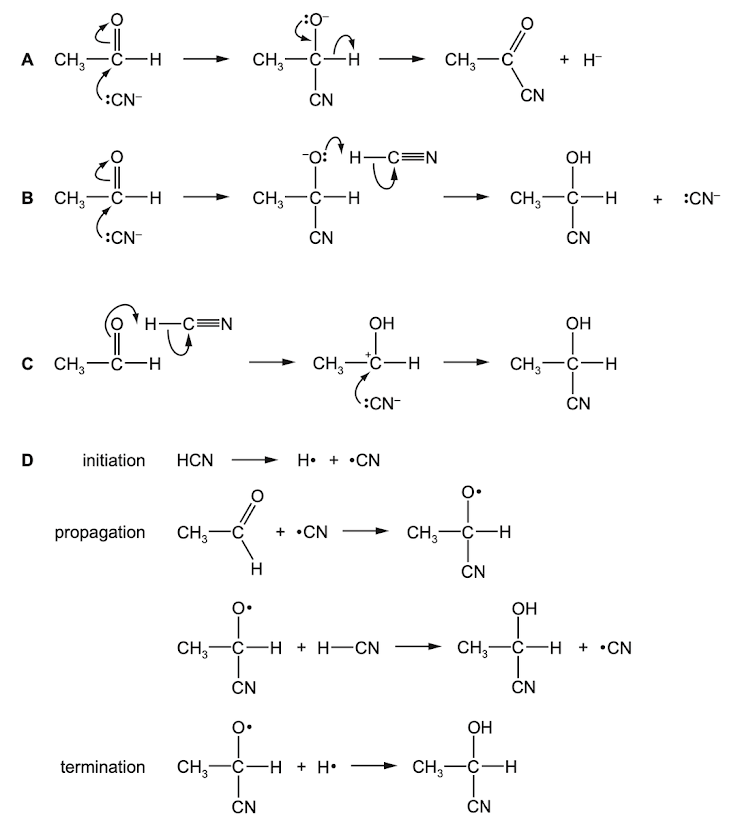 Solved Which of the following mechanisms is correct? | Chegg.com