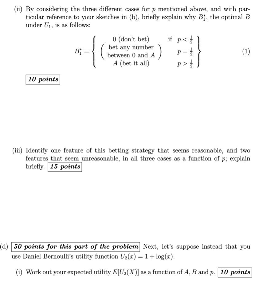 Solved 35 points for this part of the problem Now let's | Chegg.com