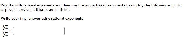 Solved Rewrite with rational exponents and then use the | Chegg.com