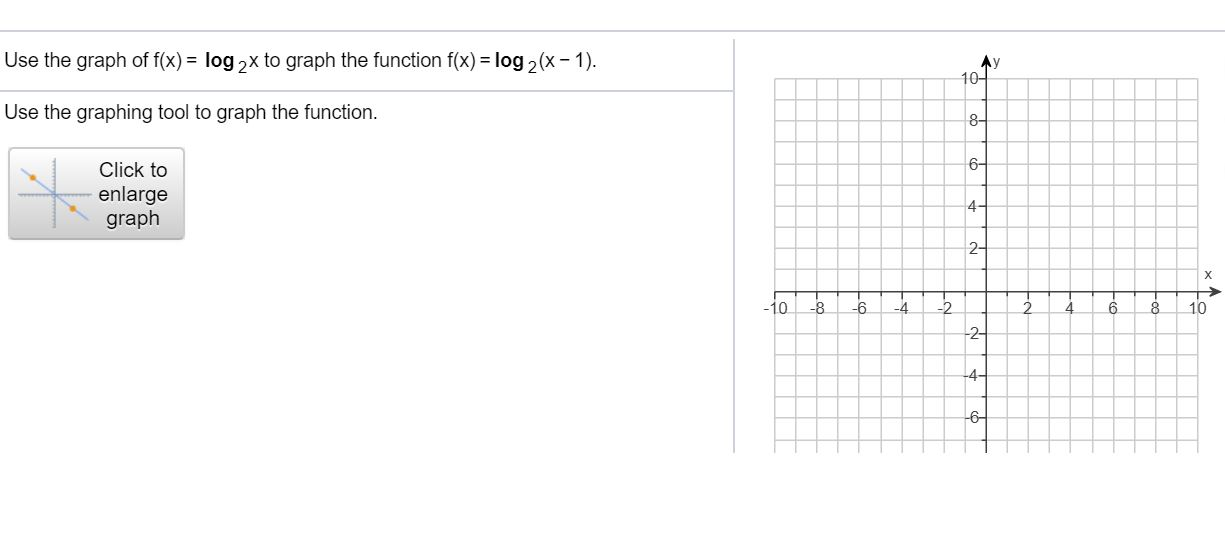 Solved Use the graph of f(x) = log 2x to graph the function | Chegg.com