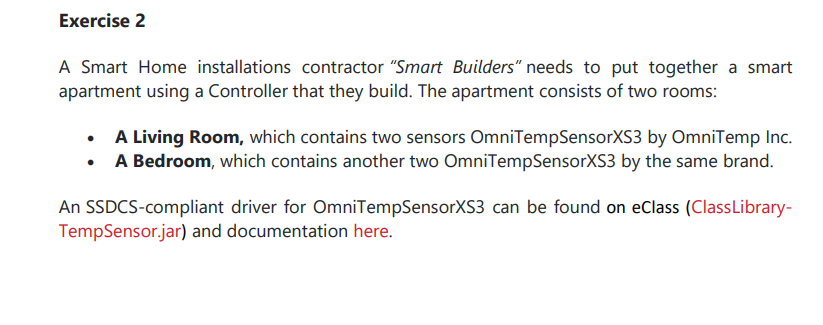 Solved Smart Home Controller In this assignment you will | Chegg.com