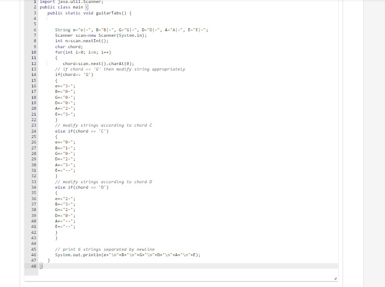 Solved 9.7 PRACTICE: Branches*: Guitar tabs A guitar has 6 | Chegg.com