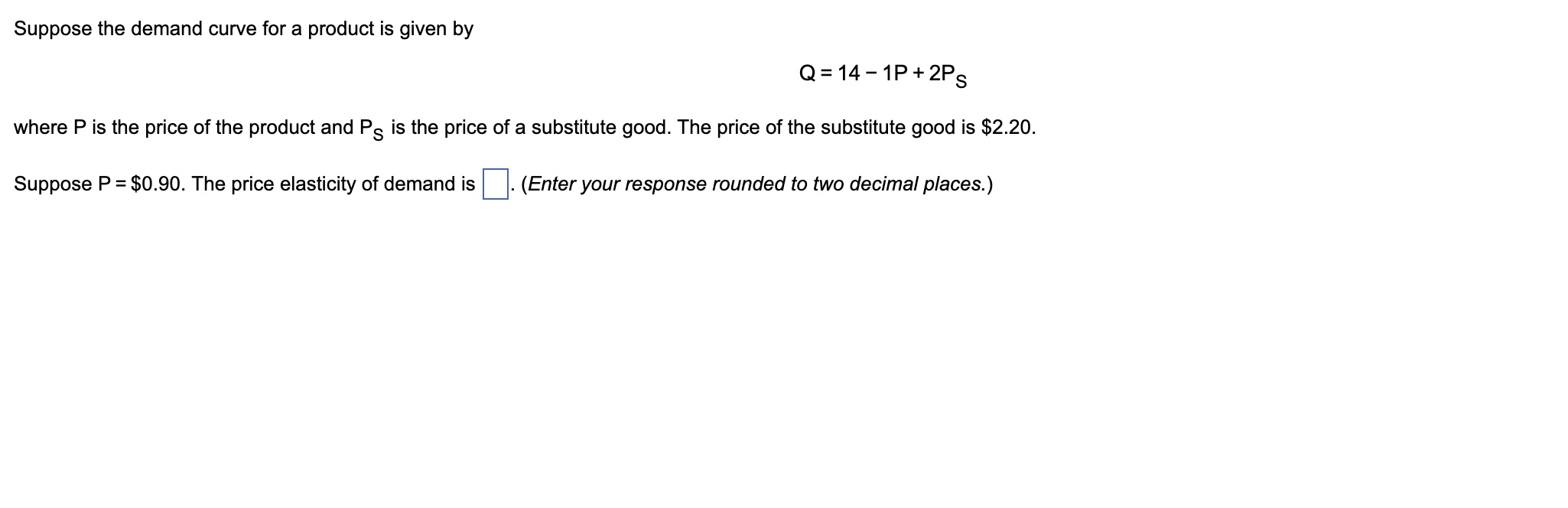 Solved Suppose the demand curve for a product is given | Chegg.com
