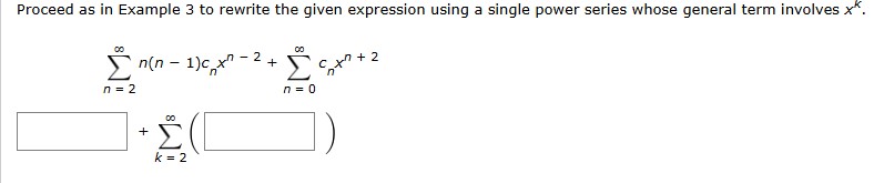 Solved Proceed as in Example 3 ﻿to rewrite the given | Chegg.com