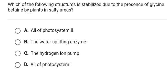 Solved Which of the following structures is stabilized due | Chegg.com