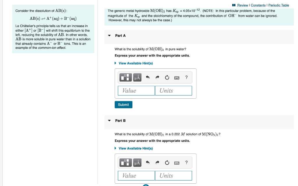 Solved MI Review Constants | Periodic Table The generic | Chegg.com