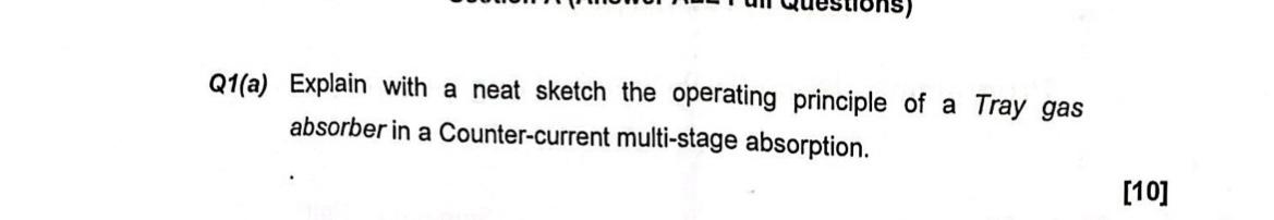 Q1(a) Explain with a neat sketch the operating | Chegg.com
