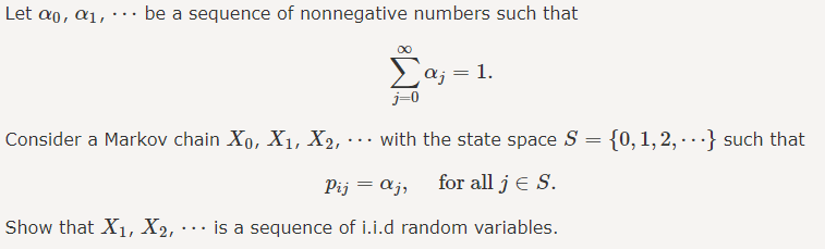 Solved Let α0,α1,⋯ be a sequence of nonnegative numbers such | Chegg.com