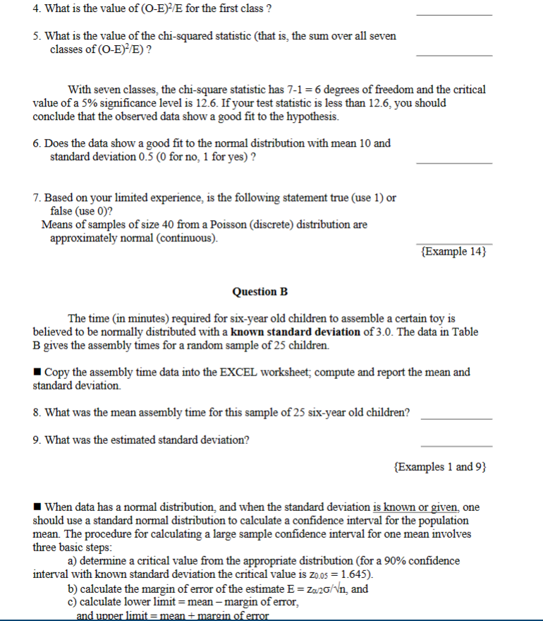 Solved Introductory Statistics Laboratory Assignment \#5 | Chegg.com