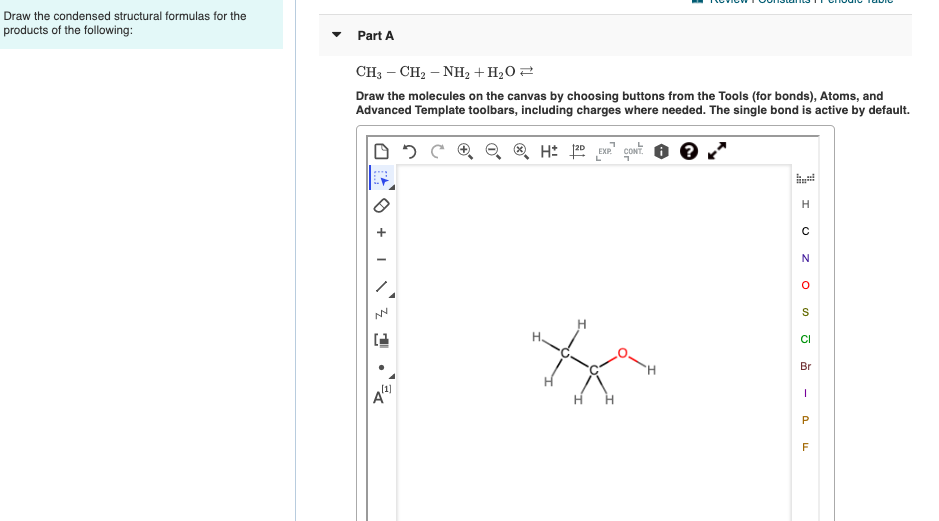 Solved Draw the condensed structural formulas for the | Chegg.com