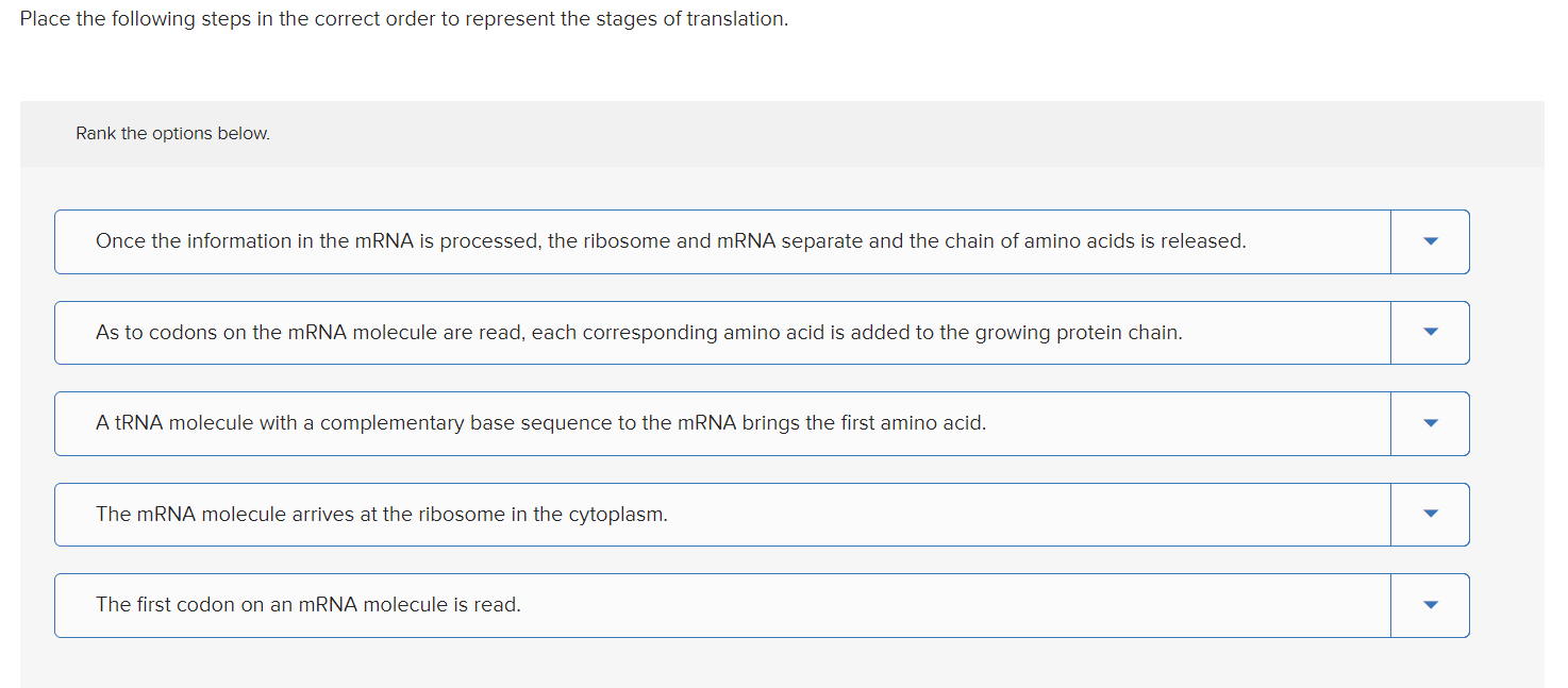 Solved Place the following steps in the correct order to | Chegg.com