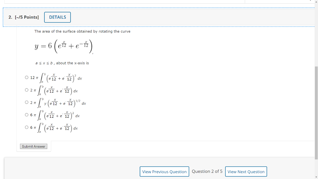 Solved You have two submissions for each question except the | Chegg.com
