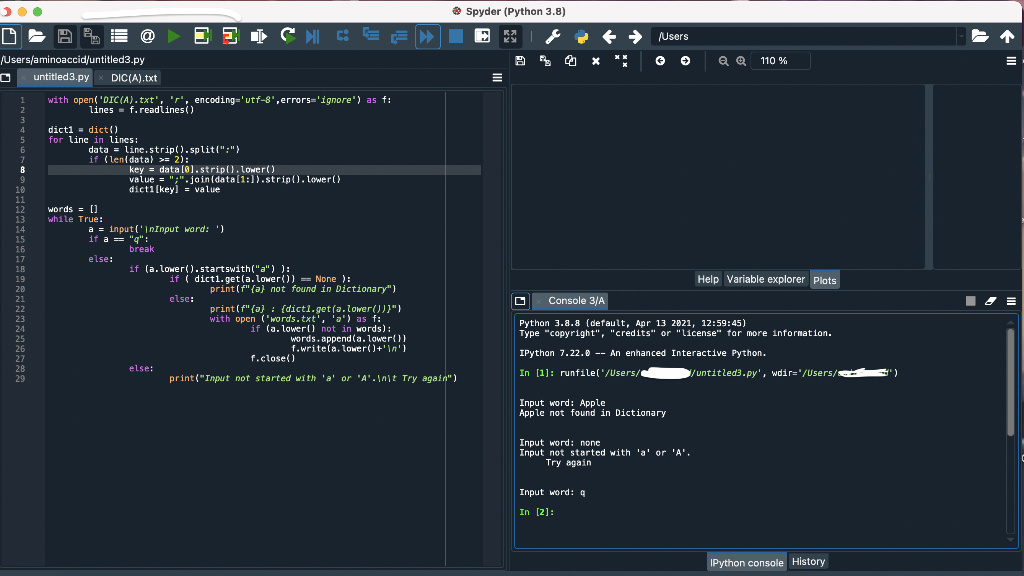 Solved PYTHON HELP!! Here is a task and my code but somehow | Chegg.com