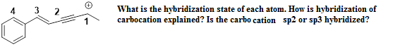Solved What is the hybridization state of each atom. How is | Chegg.com