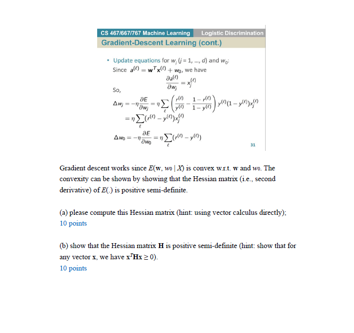 4. Convexity and Optimization In the class, we have | Chegg.com
