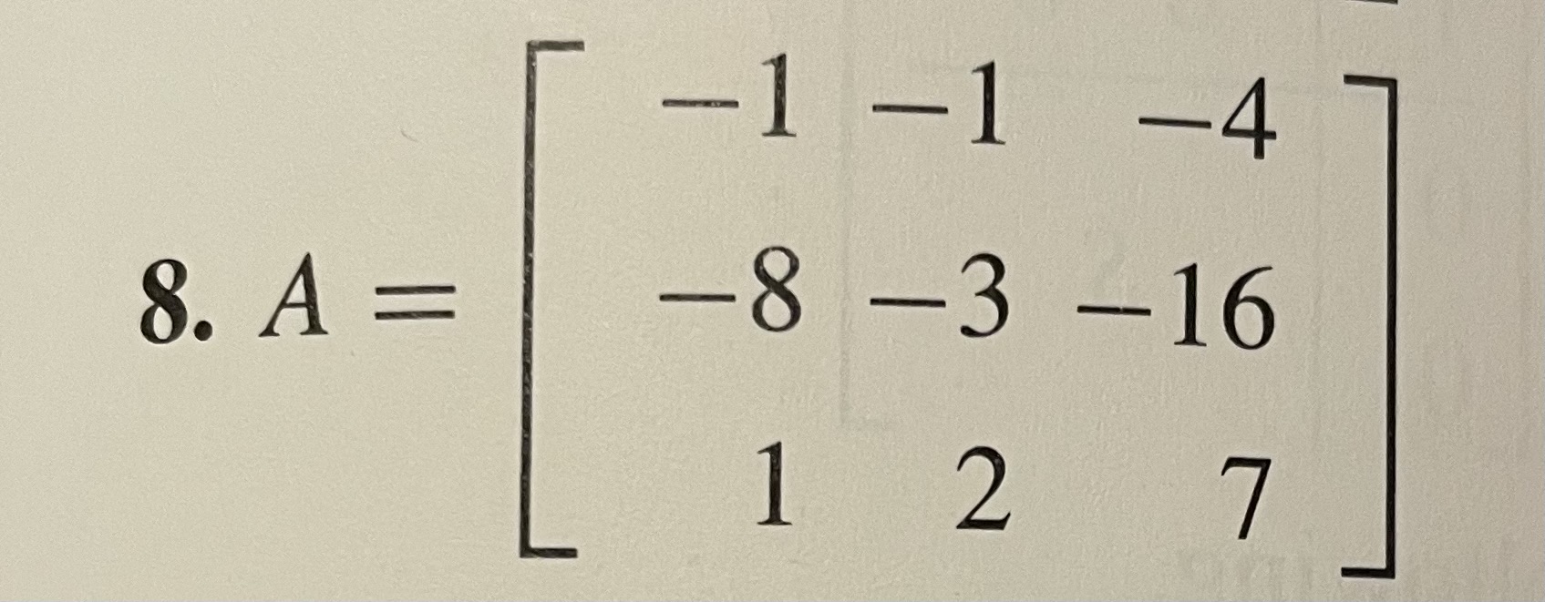 Solved In Exercises 1-12, determine whether the given matrix | Chegg.com