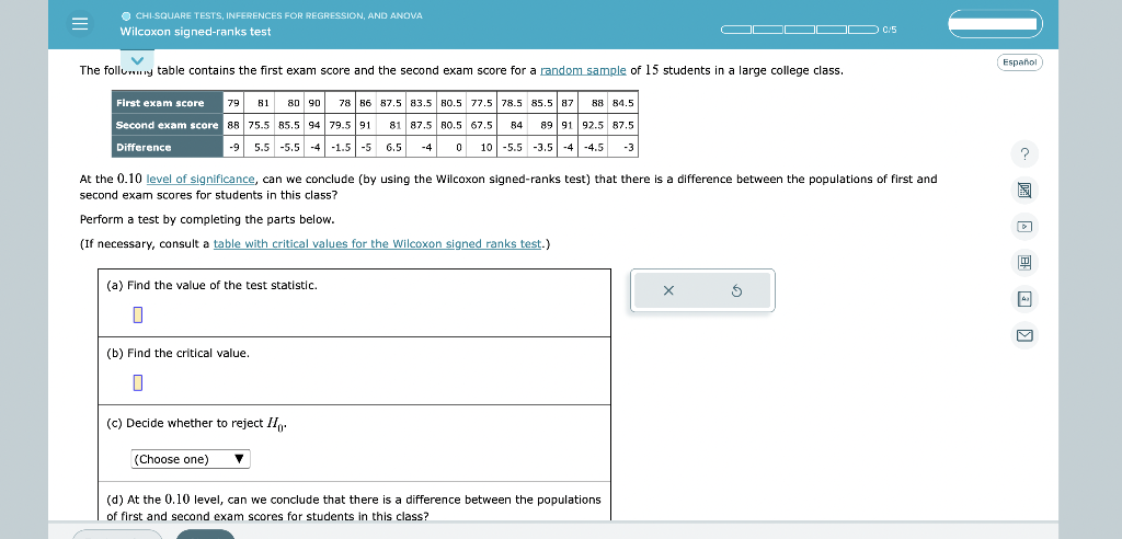 Solved at the 0.10 level of significance, can we conclude | Chegg.com