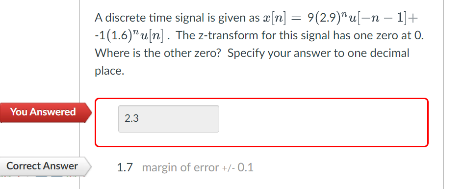 Solved A discrete time signal is given as | Chegg.com