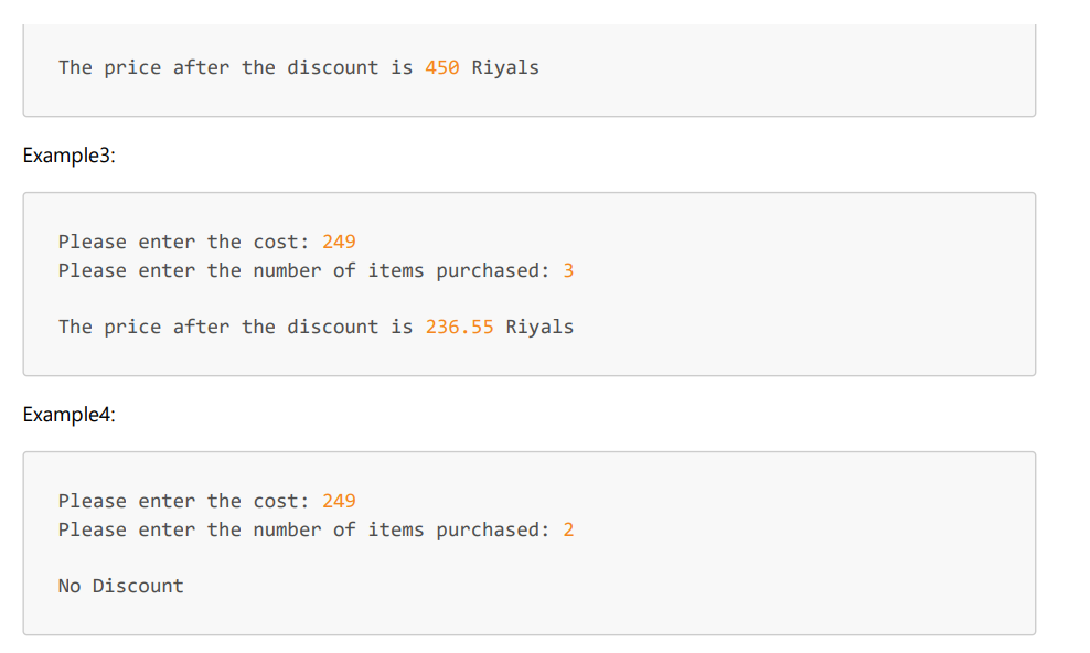 Solved 13. Write a Python program for a store which gives | Chegg.com