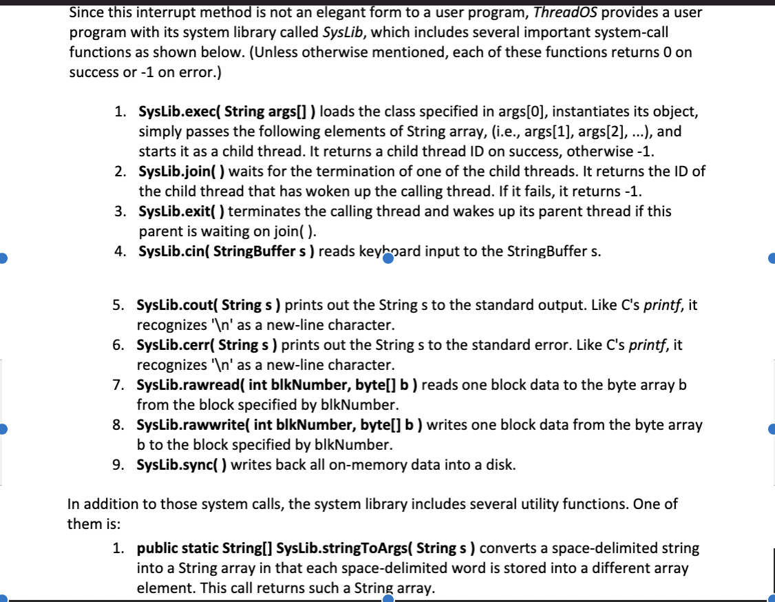 Solved Since this interrupt method is not an elegant form to | Chegg.com