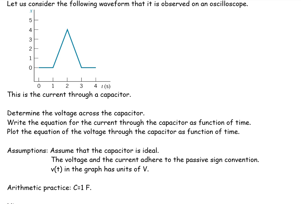 Solved 1) Determine the current through the capacitor. Write | Chegg.com