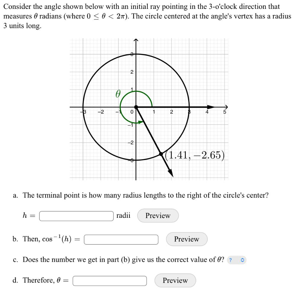Solved Consider the angle shown below with an initial ray | Chegg.com