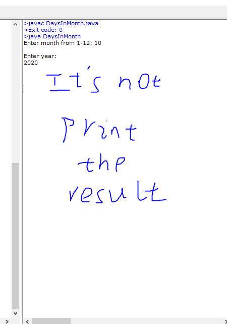 Solved import java.util.Scanner; public class DaysInMonth{ | Chegg.com
