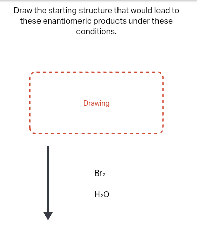 Solved Draw the starting structure that would lead to these | Chegg.com