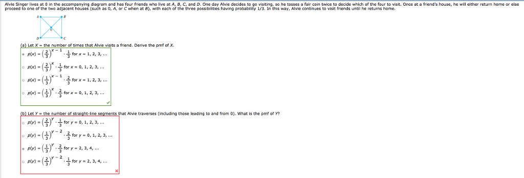 Solved Alvie Singer lives at 0 in the accompanying diogram | Chegg.com
