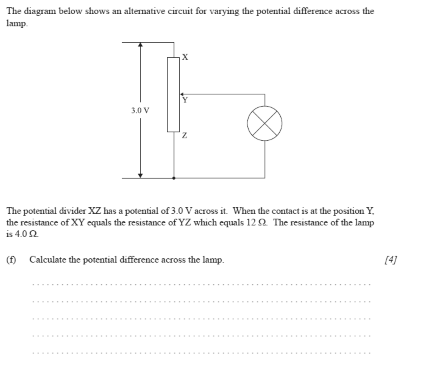 Solved The diagram below shows an alternative circuit for | Chegg.com