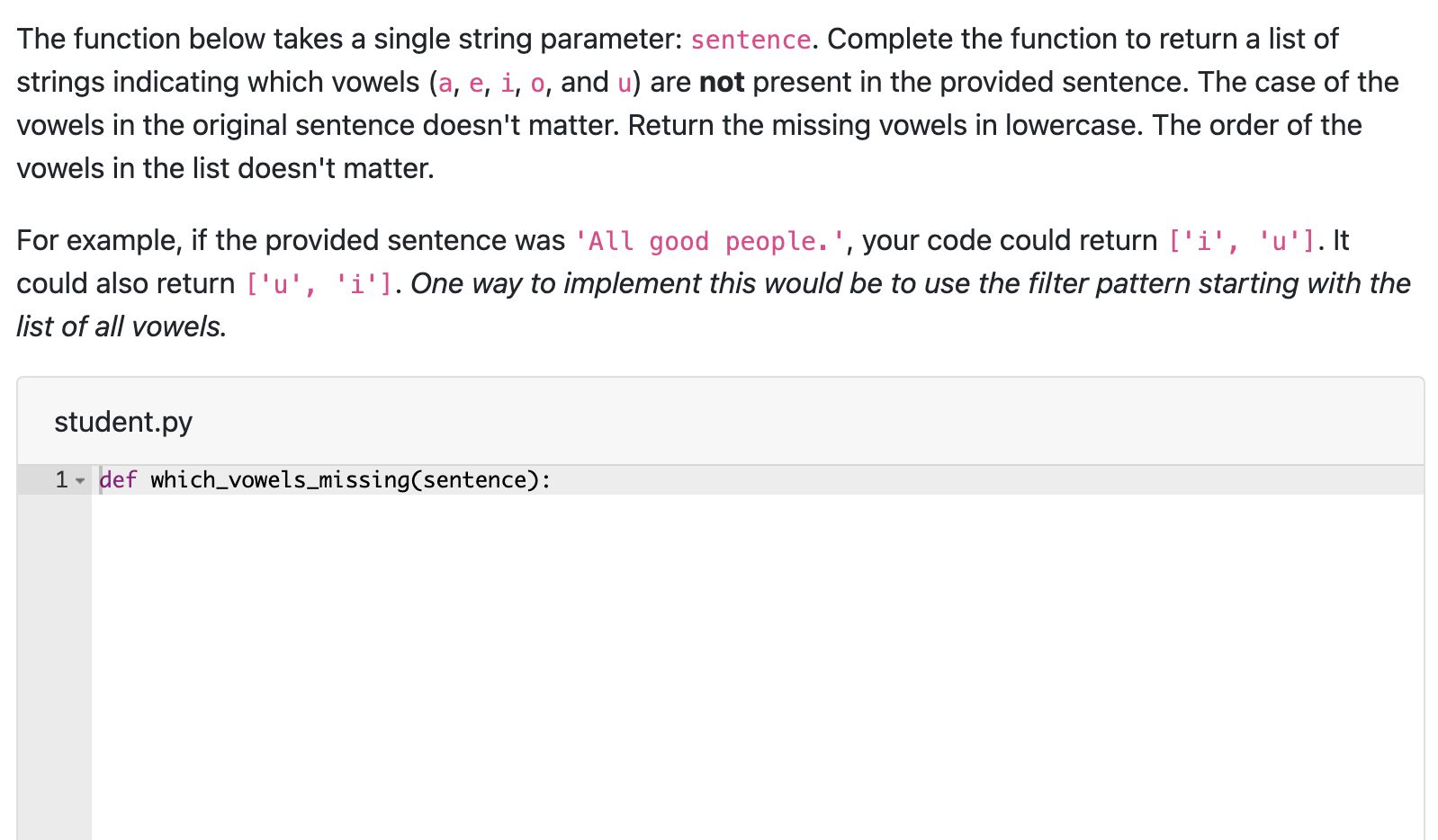 Solved In the function below, use a function from the random | Chegg.com