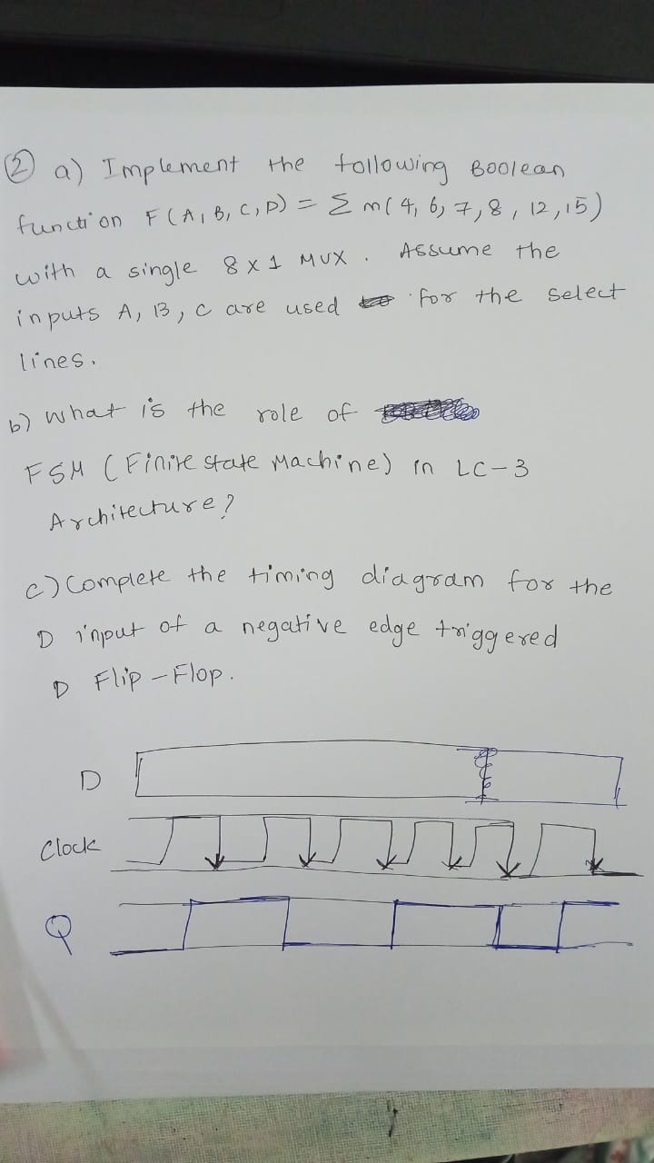 Solved (2) ﻿a) ﻿Implement the following Booleanfunction | Chegg.com