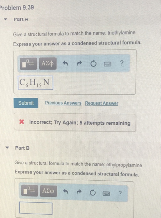 Solved ralL A Write equation, using condensed structural | Chegg.com