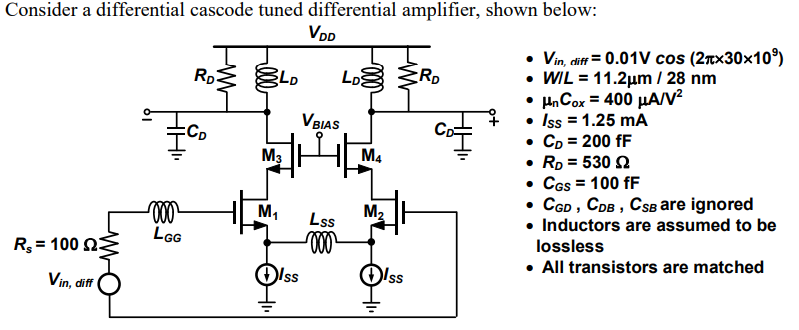 Solved 1. Explain how the cascode differential stage | Chegg.com