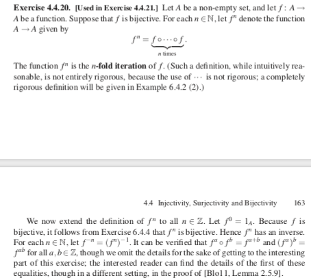 Exercise 4.4.20. IUsed in Exercise 44.21.] Let A be a | Chegg.com