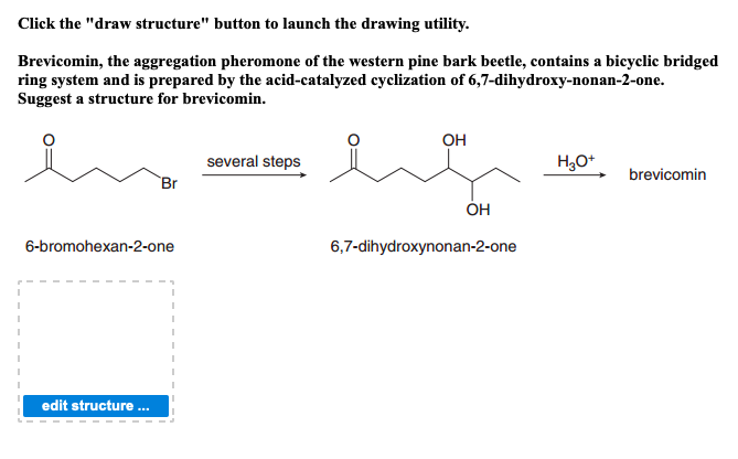 Solved Click the "draw structure" button to launch the | Chegg.com