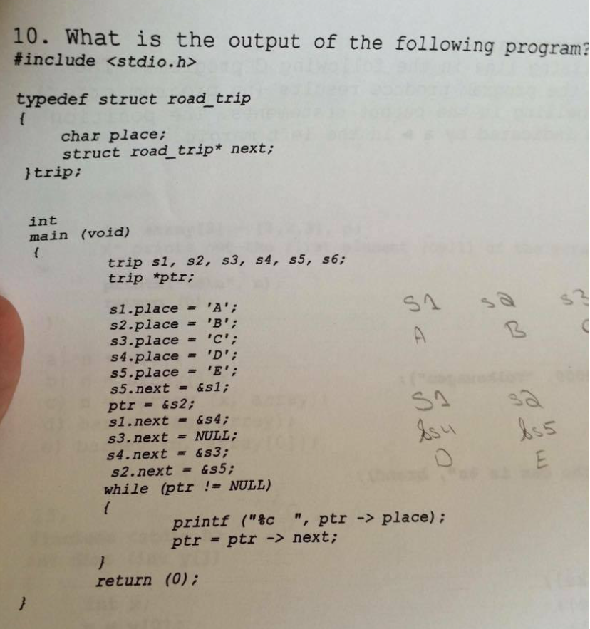 Solved Please explain how to get the output for the | Chegg.com