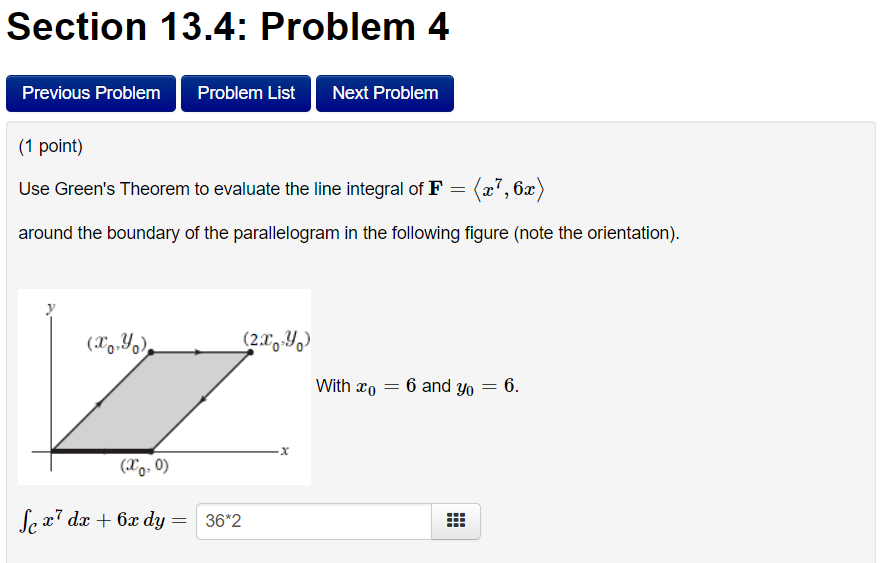 Solved Section 13 4 Problem 4 Previous Problem Problem List