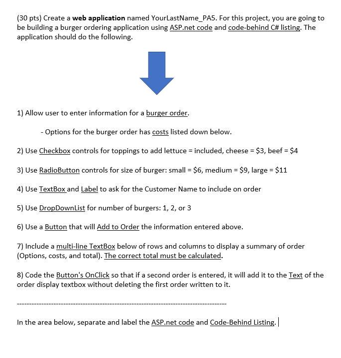 Solved (30 pts) Create a web application named | Chegg.com