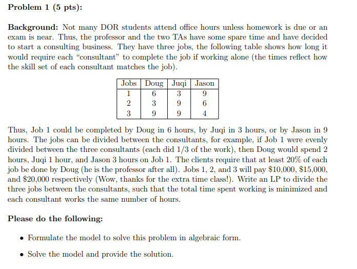 Solved Do This Problem Using Excel And Find Solution Through 5927