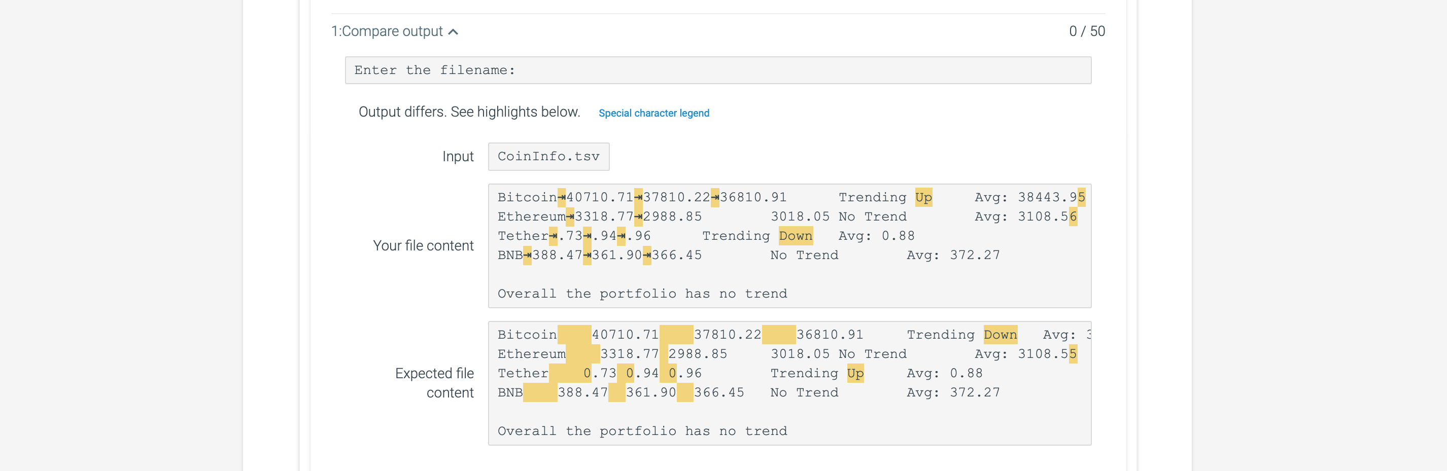 Solved Write a program that reads information from a tab | Chegg.com