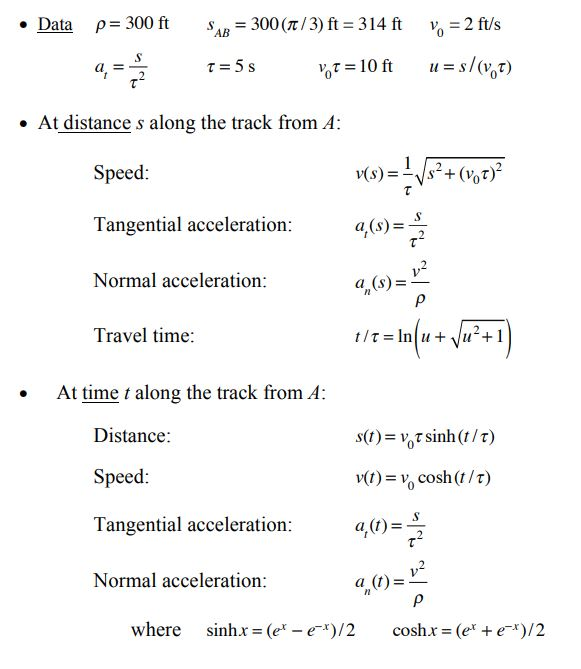 Solved The motorcycle travels along the 300 ft radius | Chegg.com