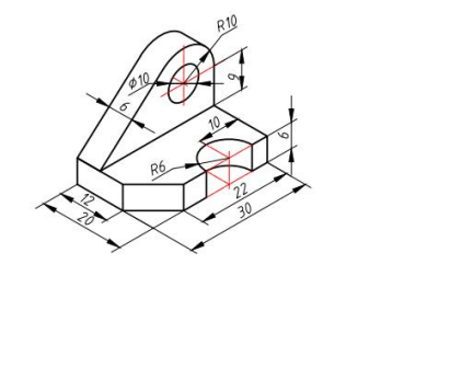 Solved According to the solids,draw the three projections. | Chegg.com