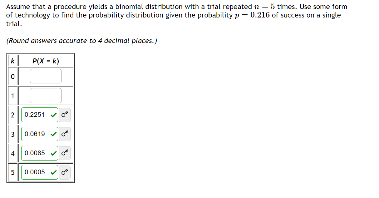 Solved Assume that a procedure yields a binomial | Chegg.com