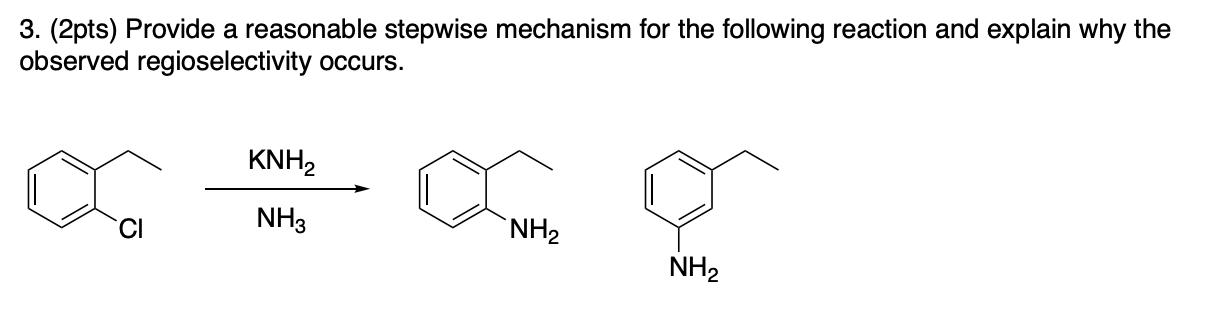Solved 3. (2pts) Provide a reasonable stepwise mechanism for | Chegg.com