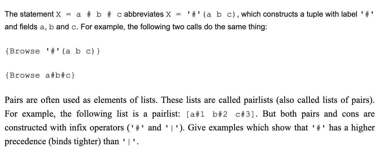 Solved The statement x = a # b# c abbreviates X = '#'(a b | Chegg.com