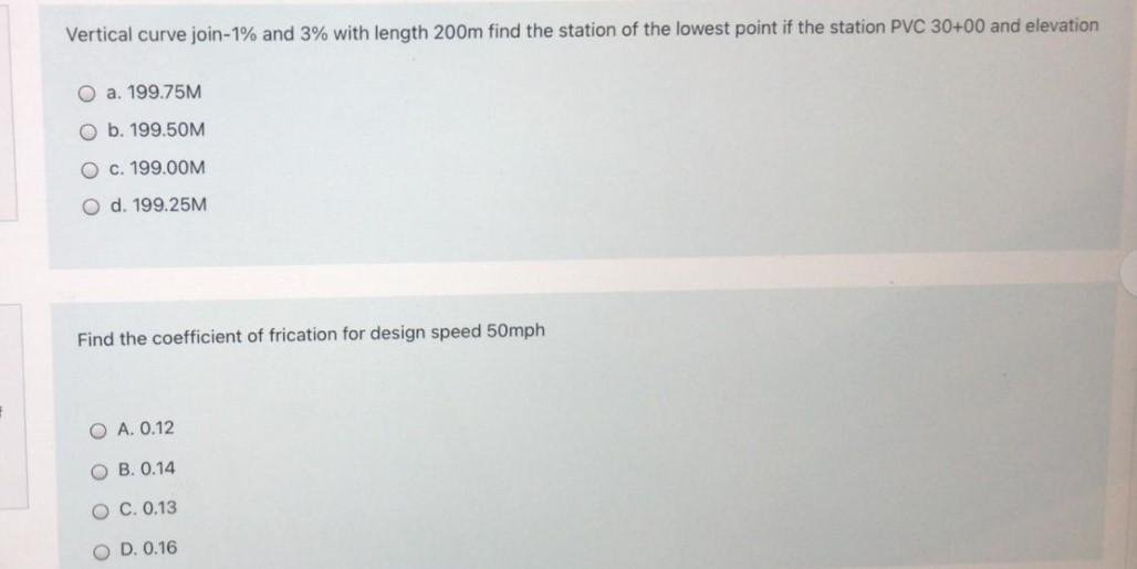 Solved Determine the minimum length for the crest vertical | Chegg.com