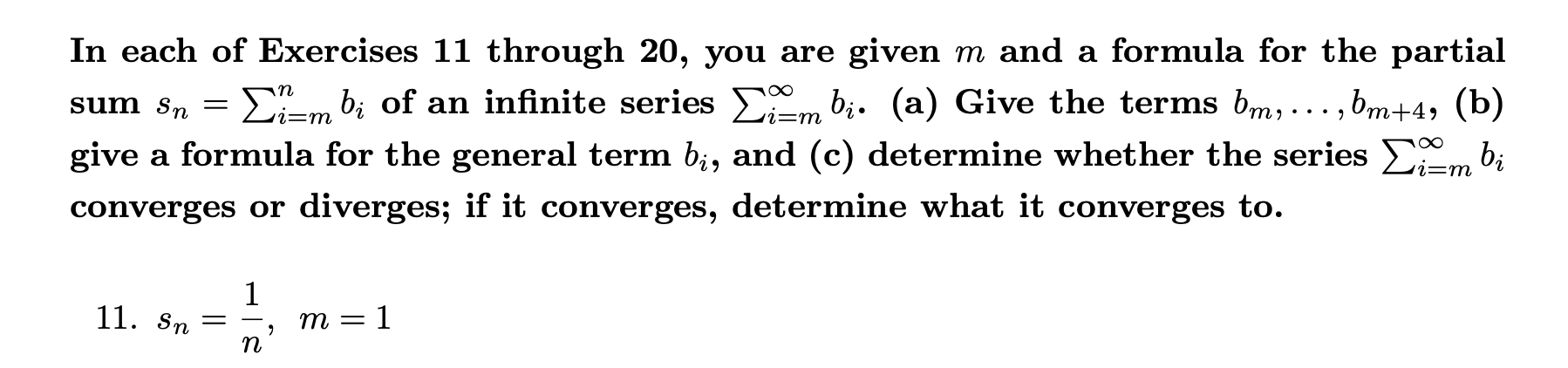 Solved The solution b1 = 1, b2 = -½, b3 = -1/6 , b4 = -1/12, | Chegg.com